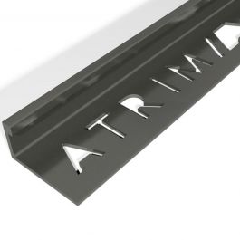 Matt Black 10mm Square Edge Tile Trim 2.5m Irwin Tiles & Hardwood Flooring