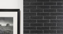 New York Black Brick Effect Tile 6x25cm Irwin Tiles & Hardwood Flooring